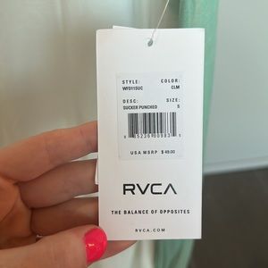 RVCA | Dresses | Nwt Rvca Sucker Punched Sage Green Tiedye Swing Dress ...
